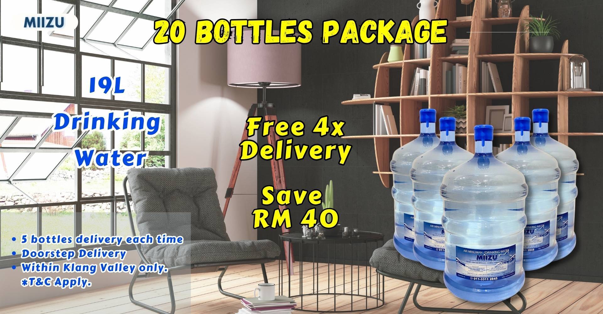 MIIZU | Your one-stop solution for Mineral Water delivery