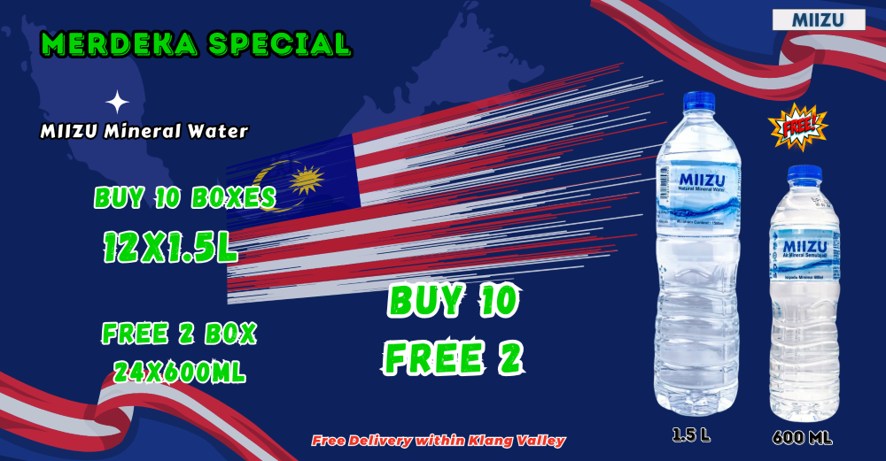 MIIZU | Your one-stop solution for Mineral Water delivery