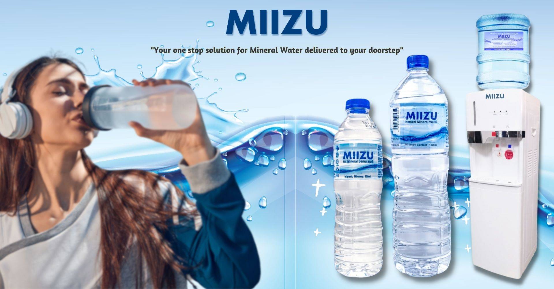 MIIZU | Your one-stop solution for Mineral Water delivery