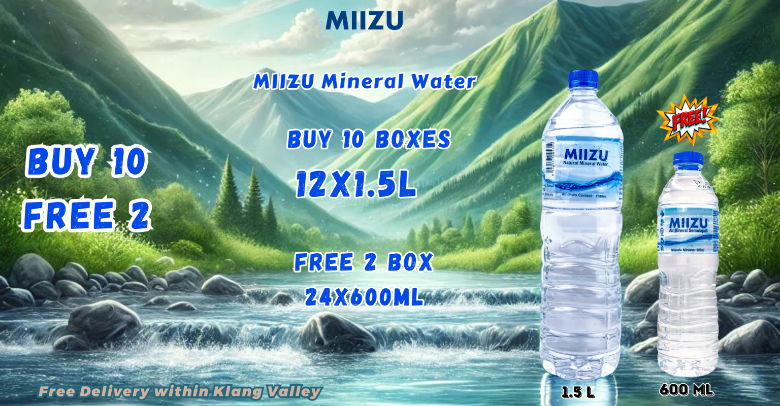 MIIZU | Your one-stop solution for Mineral Water delivery